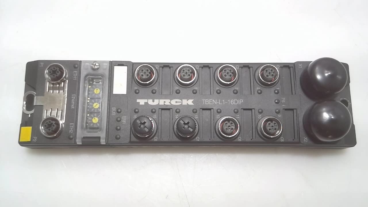 Turck Tben-L1-16Dip, I/O Ethernet Module, 16 Digital Pnp Inputs Tben-L1 ...