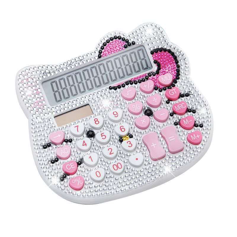 Snapklik.com : Cute Calculator Cat Crystal Calculator Girl And Women ...