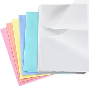 RINGSUN Wrapping Tissue Paper, 350 A4 Size White and 10 70x50cm Size ...