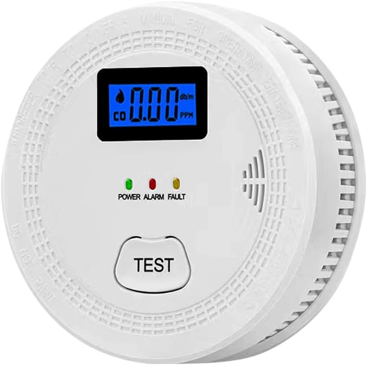 Smoke Detector Carbon Monoxide Detector Combo AA Battery Operated ...