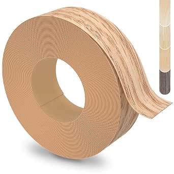 ZYJT Red Oak Edge Banding, 2 inch x 50ft Plywood Veneer Wood Edge ...