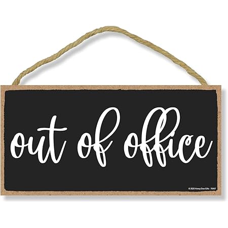 Amazon.com : (Set of 2) in Out Door Signs - Black and White, 9 x 3 ...