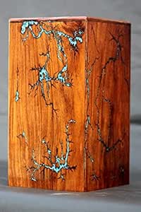 Amazon.com: Engraving Wooden Urn - Amazing Epoxy Resin Design Urn ...