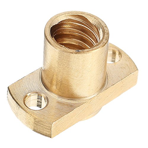 EsportsMJJ Messing T8X8Mm Flansch Spindelmutter Für Cnc-Teile : Amazon ...