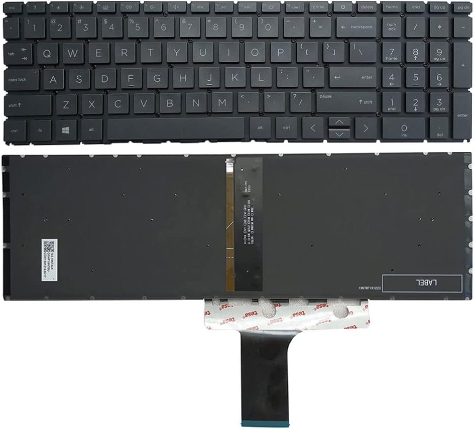 Amazon.com: Laptop Replacement Keyboard Compatible for HP Pavilion 15 ...