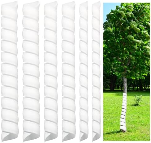 Amazon.com : 6 Pcs Tree Trunk Protector 3 Size Spiral Plastic Tree ...