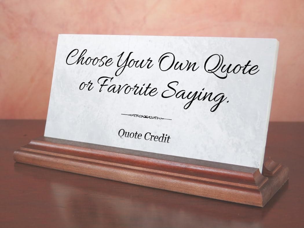 Amazon.com: Inspirational Quote Custom Plaque Personalized Your Choice ...