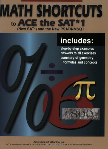 Amazon.com: Math Shortcuts to Ace the Sat: 9781882228003: Trenkmann ...