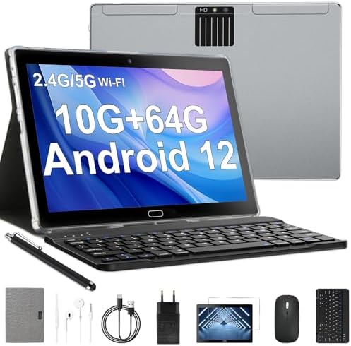 Amazon.com : Android 12 Tablet, 10 Inch FHD IPS Touch Screen, 8GB RAM ...