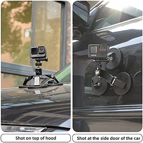 Magnetic Action Camera Mount for GoPro, Heavy Duty Metal Car Magnetic ...