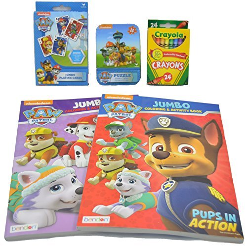 Paw Patrol Coloring Set and Activity Bundle - 5 Pieces : Amazon.in ...