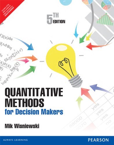 Amazon.com: Quantitative Methods For Decision Makers 5Th Edition ...