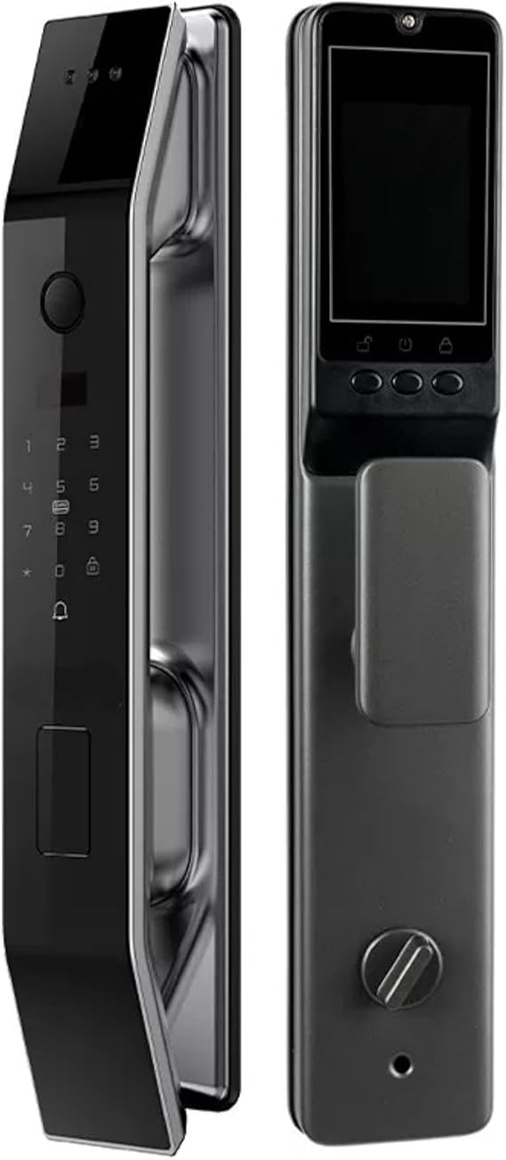 Smart Door Lock with Camera Electronic Mortise Deadbolt for Front Doors ...