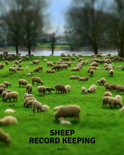 Sheep Record Keeping Book: Farm Cattle Flock Lambing | Journal Handbook ...