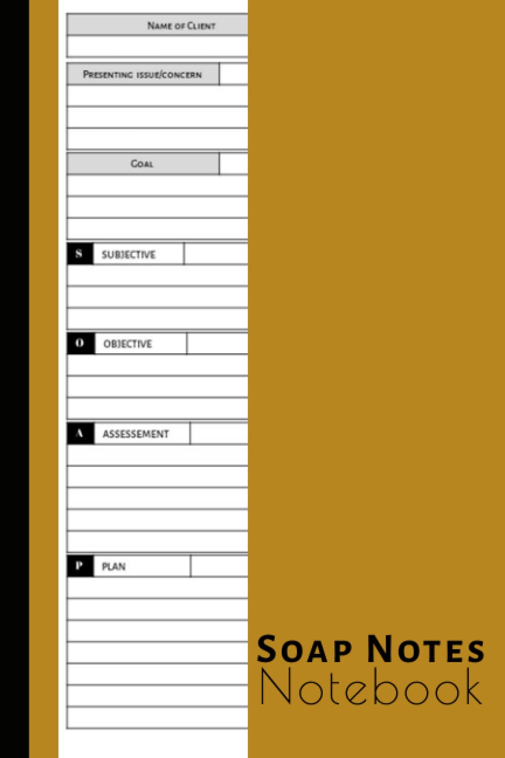 Soap Notes Notebook: Soap Notes Journal For Therapists, Counselors ...