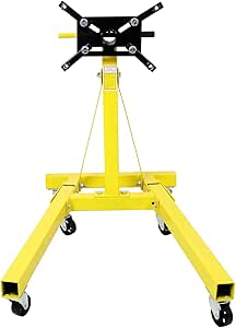 Amazon.com: Folding Engine Stand 2000 LBS Capacity Motor Hoist 360 ...