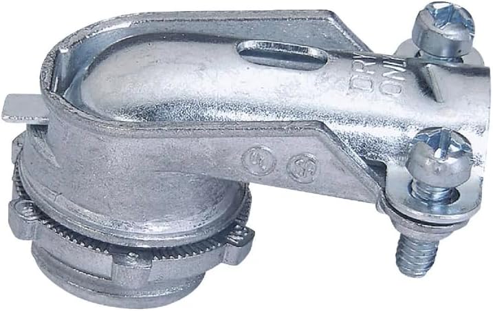 Electrical 3/8" MC Connector 90 Degree for MC/BX/Flex Cable 3/8" Wire ...