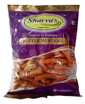 Sharva’s Snacks - Butter Murukku Chilly, 180g Pouch : Amazon.in ...