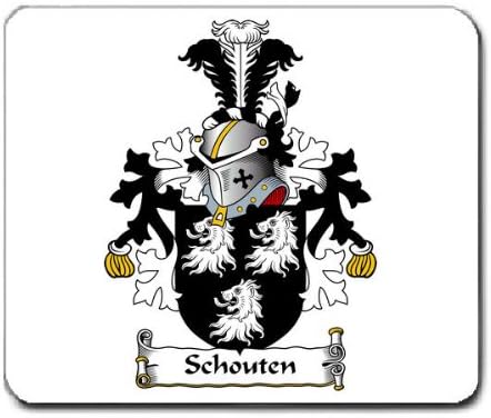 Amazon.com: Schouten Family Crest Coat of Arms Mouse Pad : Office Products