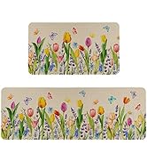 Amazon.com: Eikunn Black Mushroom Kitchen Rugs Set of 2,Witchy Decor ...