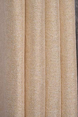 Fresh From Loom Unstiched Jute Plain Fabric Rich Cloth for Sofa Fabric ...