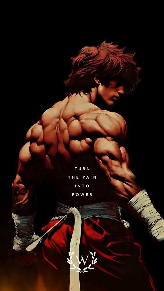 Baki The Grappler Anime Series Poster 300 GSM 12x18 Unframed Multicolor ...