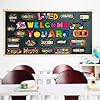 Amazon.com: HOWAF 34pcs Chalkboard Affirmation Station Bulletin Board ...