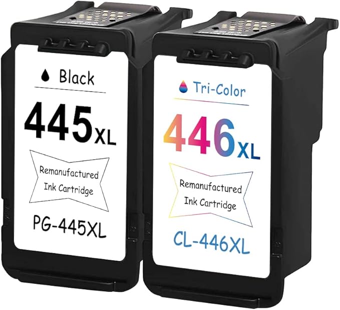 Amazon.com: Compatible for Canon Ink Cartridges PG-445 XL and CL-446 XL ...