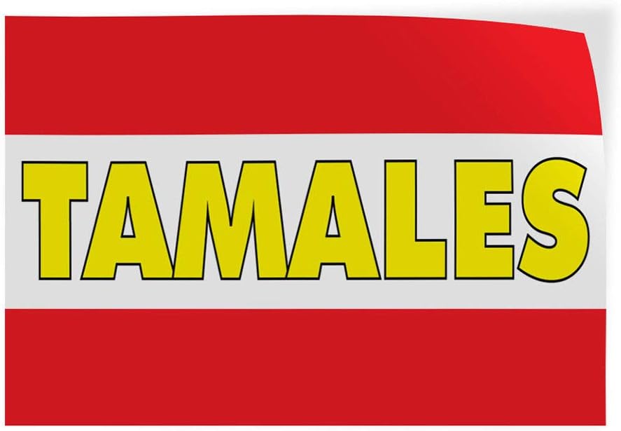 Amazon.com : Tamales #1 Indoor Store Sign Vinyl Decal Sticker 8 ...