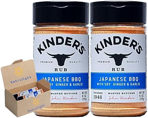 Amazon.com : Kinders seasoning Japanese BBQ with Soy, Ginger & Garlic ...