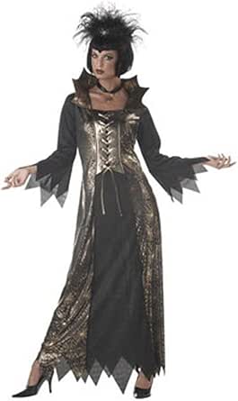 Amazon.com: Spiderella Adult Halloween Costume Size 10-12 Large ...