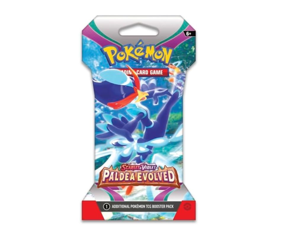 Amazon.com: Pokemon Scarlet & Violet Paldea Evolved Sleeved Booster ...