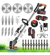 Cordless Strimmer 21v with Li-ion Battery and Charger Garden - Keystone 4