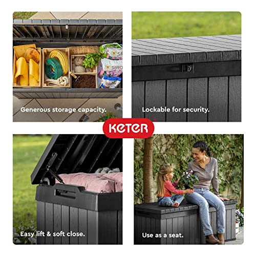 Snapklik.com : Keter Darwin 100 Gallon Resin Large Deck Box ...