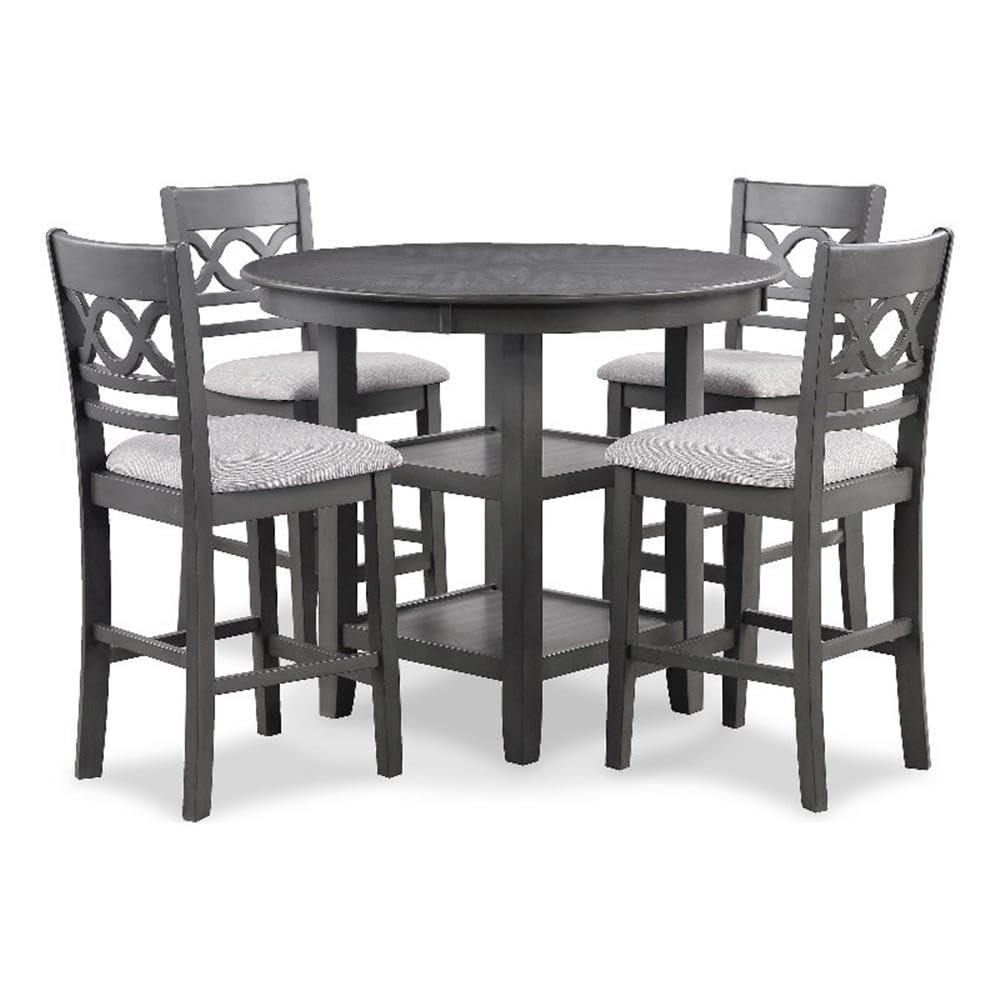 Amazon.com - New Classic Furniture Cori 5-Piece Counter Dining Table ...