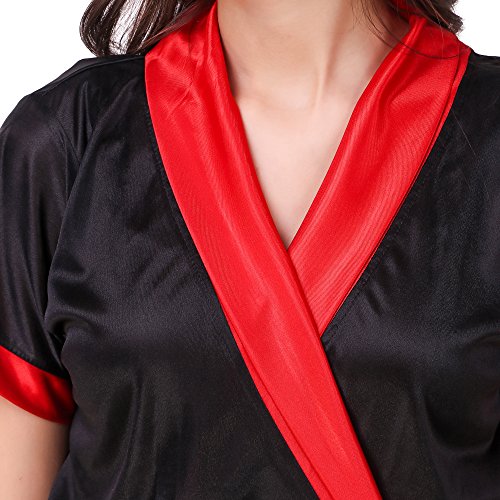 Buy Trost - Womens Satin HOT & Bold Nighty/Nightwear Combo Set for ...