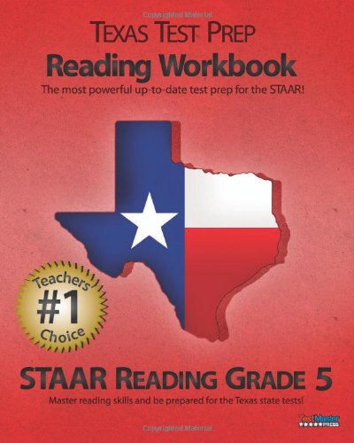 Texas Test Prep Reading Workbook, Staar Reading Grade 5: Test Master ...