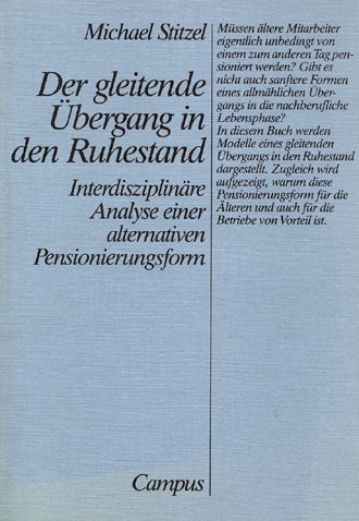 Amazon.co.jp: Der gleitende Uebergang in den Ruhestand : Stitzel ...