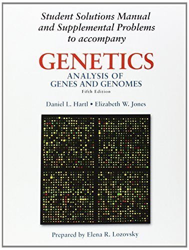 Genetics: Analysis of Genes and Genomes by Daniel L. Hartl (2001-01-03 ...