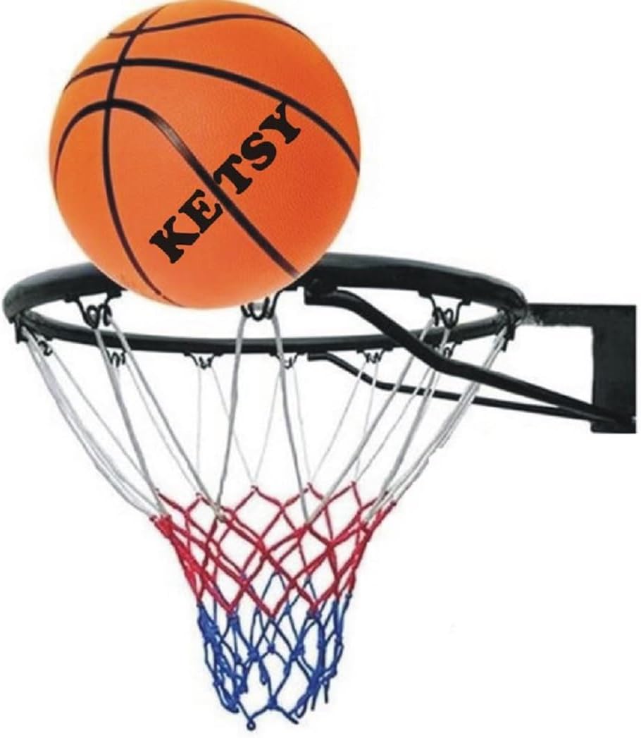 Elk Power Nylon Basketball Ring with Net and Screw (Colour of The Net ...