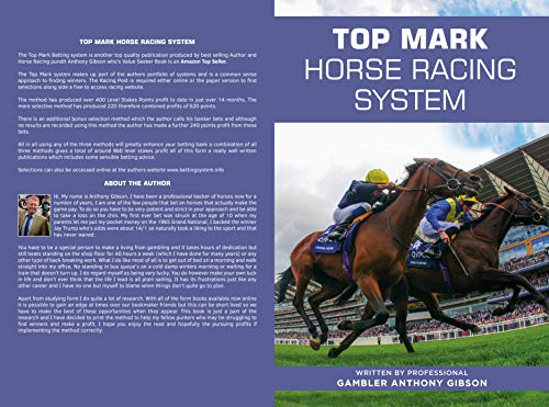 TOP MARK HORSE RACING SYSTEM: Written by Professional Gambler Anthony ...