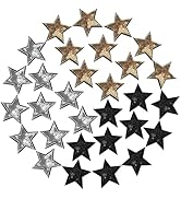 Amazon.com: 35 Pcs Sequin Iron on Letters Black and Silver Letter ...