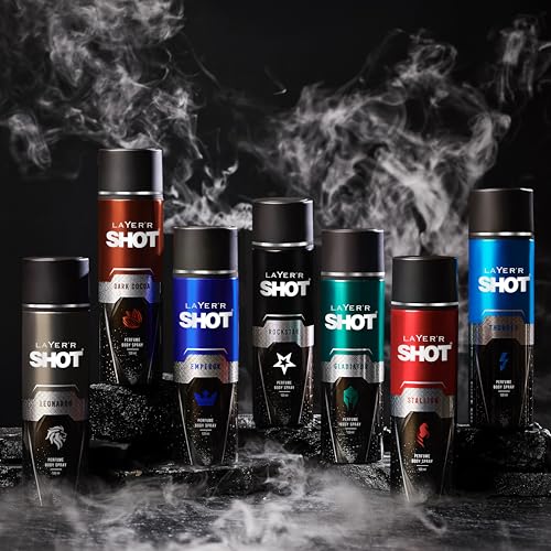 Layer'r Shot Emperor Body Spray For Men - 2 x 120ml Each | Long Lasting ...