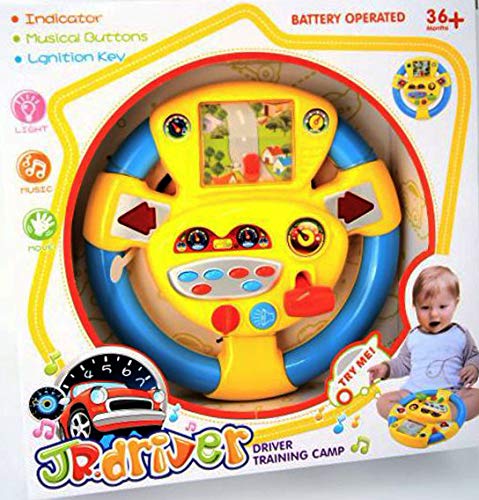 Buy Munchkin Land Driver Car Steering Wheel Driving Simulator Toy with ...