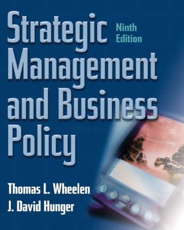 Strategic Management and Business Policy, Ninth Edition: Wheelen, Tom ...