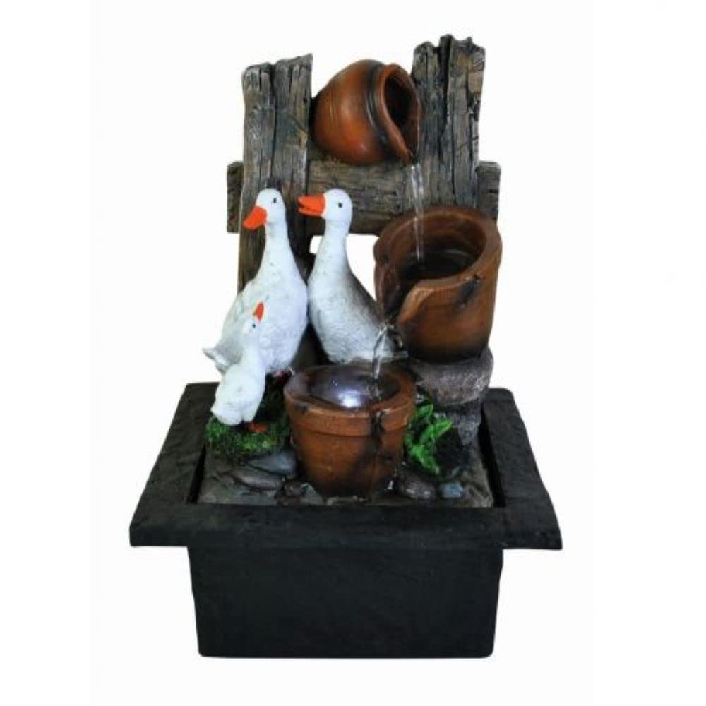 Indoor Duck Water Feature Office Desk Fountain : Amazon.co.uk: Garden