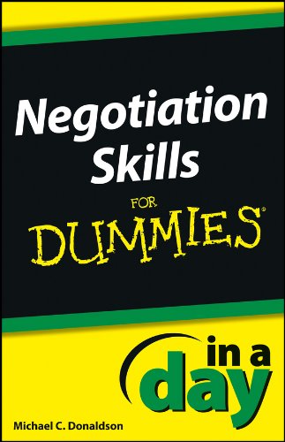 Amazon.com: Negotiating Skills In a Day For Dummies eBook : Donaldson ...
