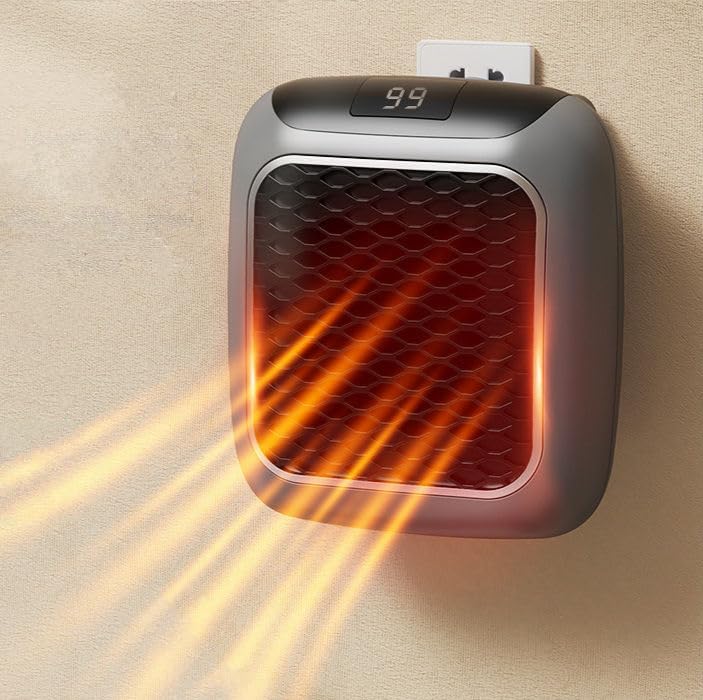 Mini Heater, Portable Heater With Adjustable Thermostat and Timer for ...