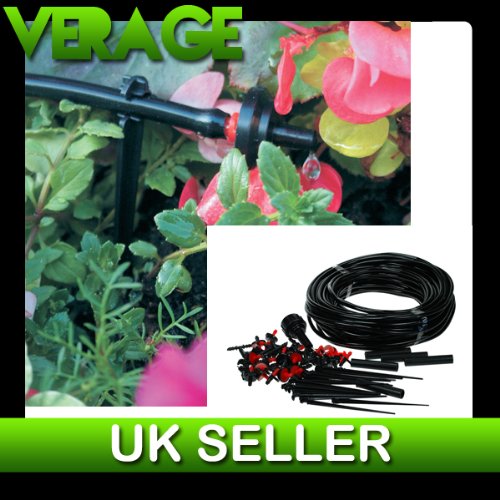 Amazon.com: 74 PC WATER CONTAINER DRIP KIT WATERING IRRIGATION SYSTEM ...