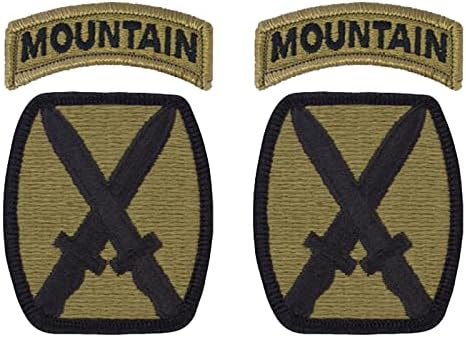 Amazon.com: 10th Mountain Division with Mountain Tab OCP Hook & Loop Patch : Clothing, Shoes ...